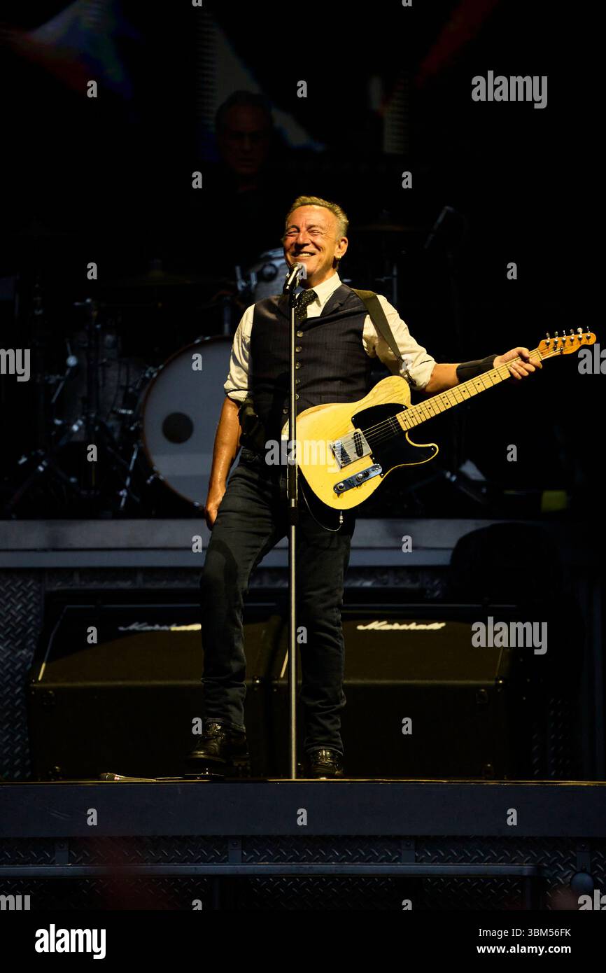 June 24, 2025, Madrid, Madrid, Spain: Bruce Springsteen perform on ...
