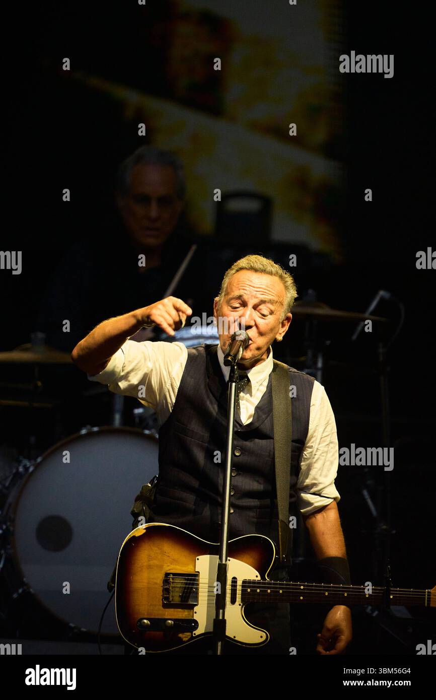June 24, 2025, Madrid, Madrid, Spain: Bruce Springsteen perform on ...