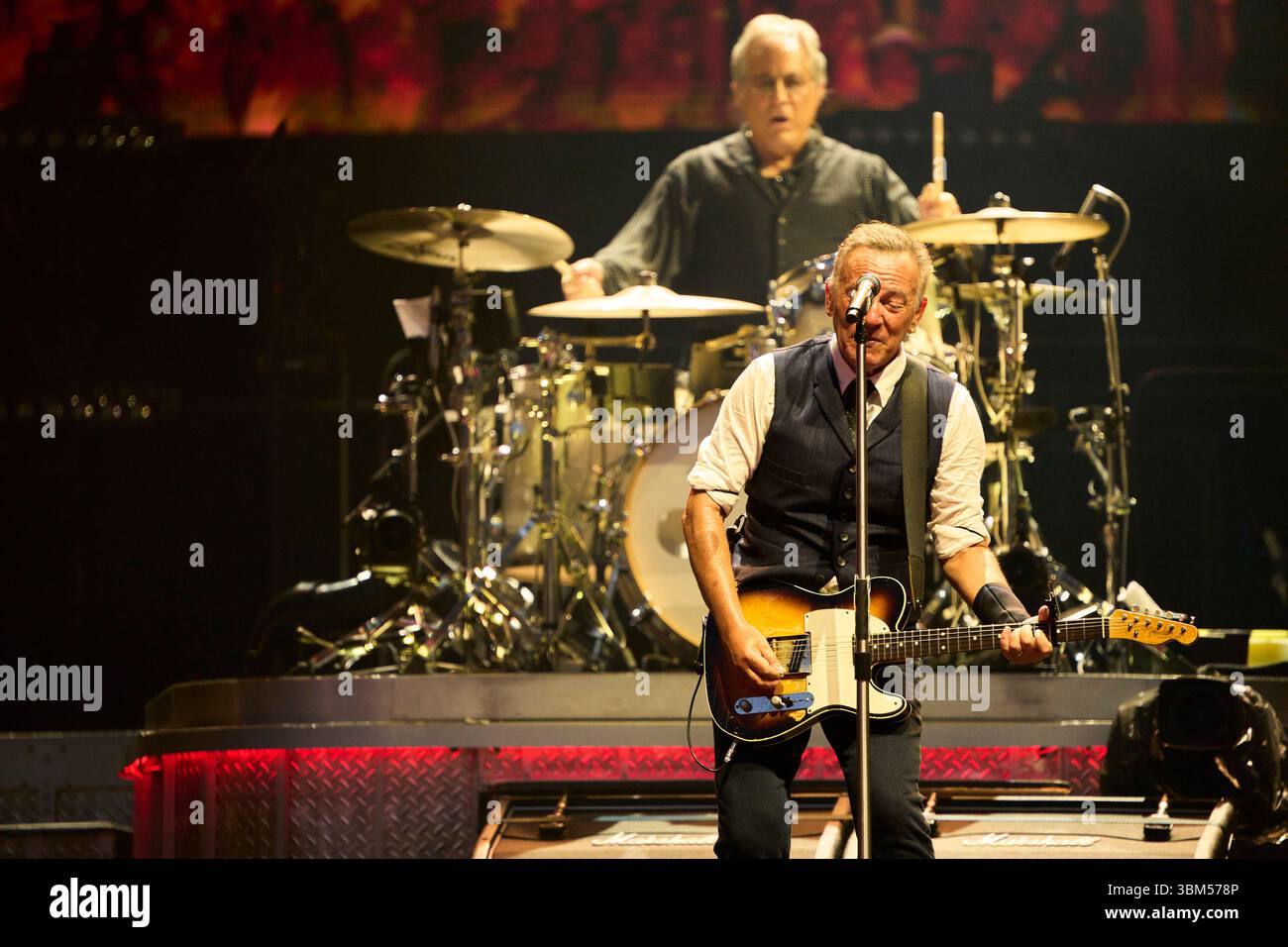 June 24, 2025, Madrid, Madrid, Spain: Bruce Springsteen perform on ...