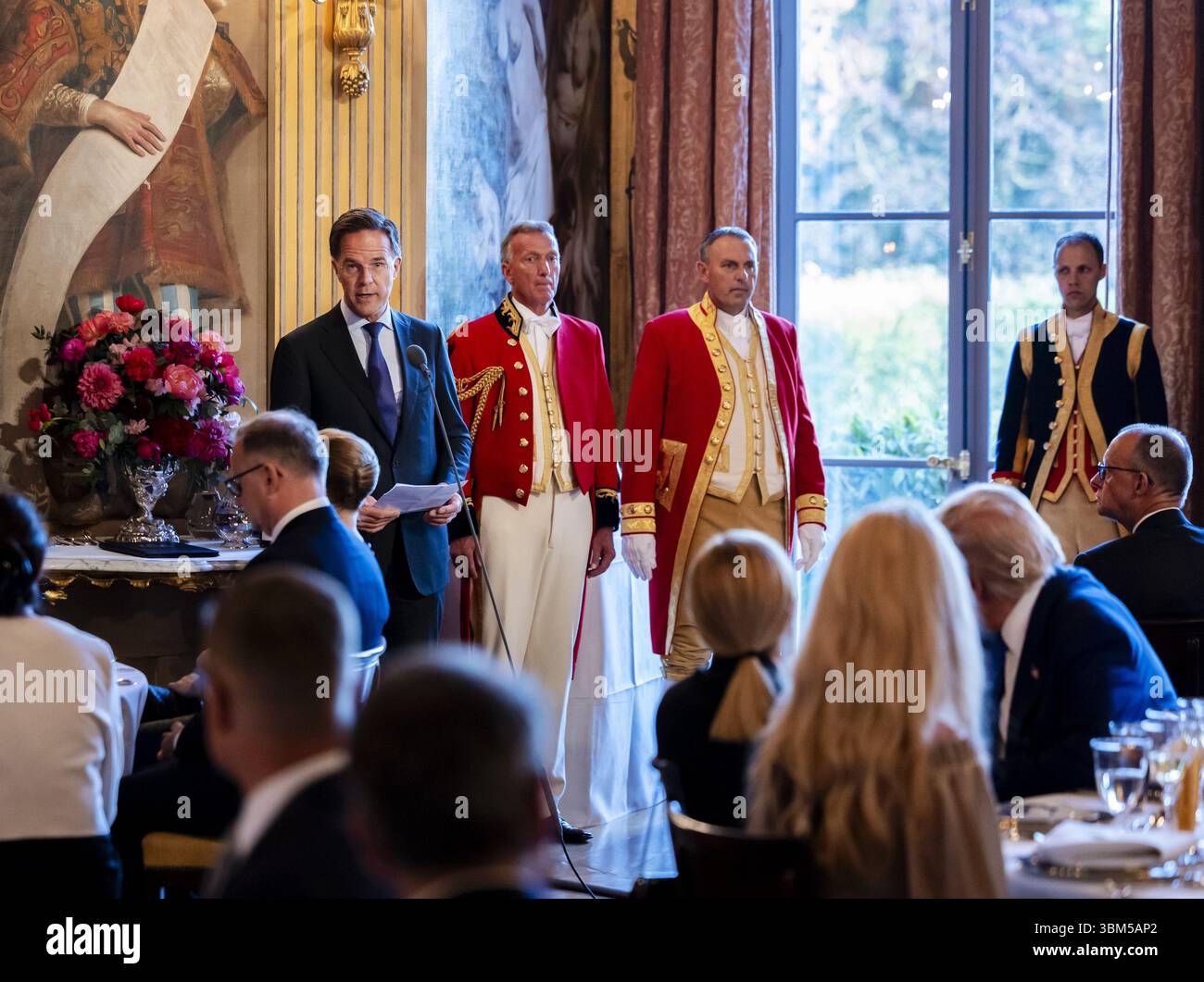 DEN HAAG - Mark Rutte, Secretary General of NATO, delivers a speech at ...
