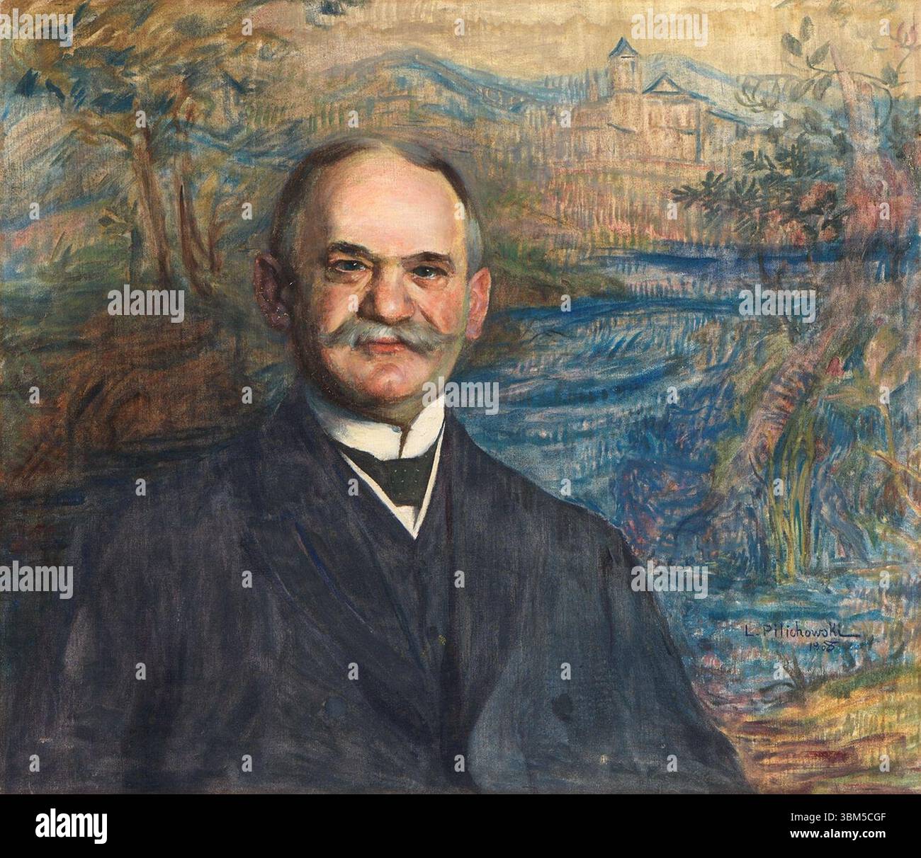 Leopold Pilichowski Portrait of a man Stock Photo - Alamy