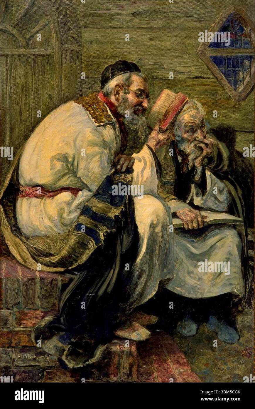 Leopold Pilichowski (1869-1933) - Jom Kipoer Stock Photo - Alamy