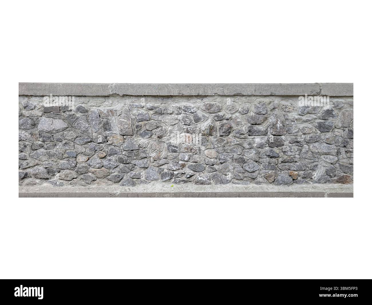 Stone wall and cobble Cut Out Stock Images & Pictures - Alamy