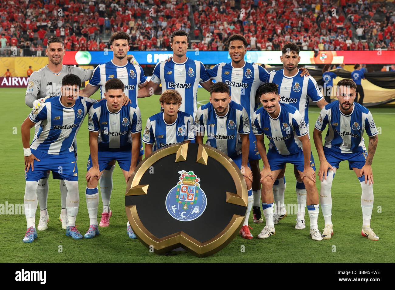 New Jersey, USA. 23rd June, 2025. The FC Porto starting eleven line up ...