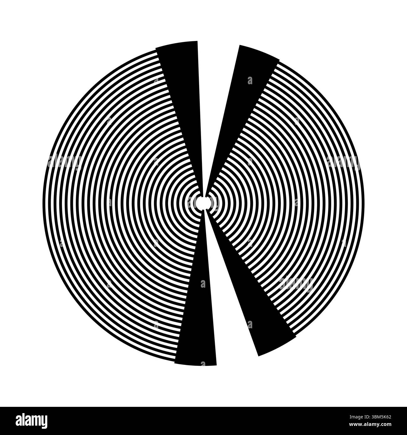 Radial lines pattern. Circular burst design. Vector sunburst symbol ...