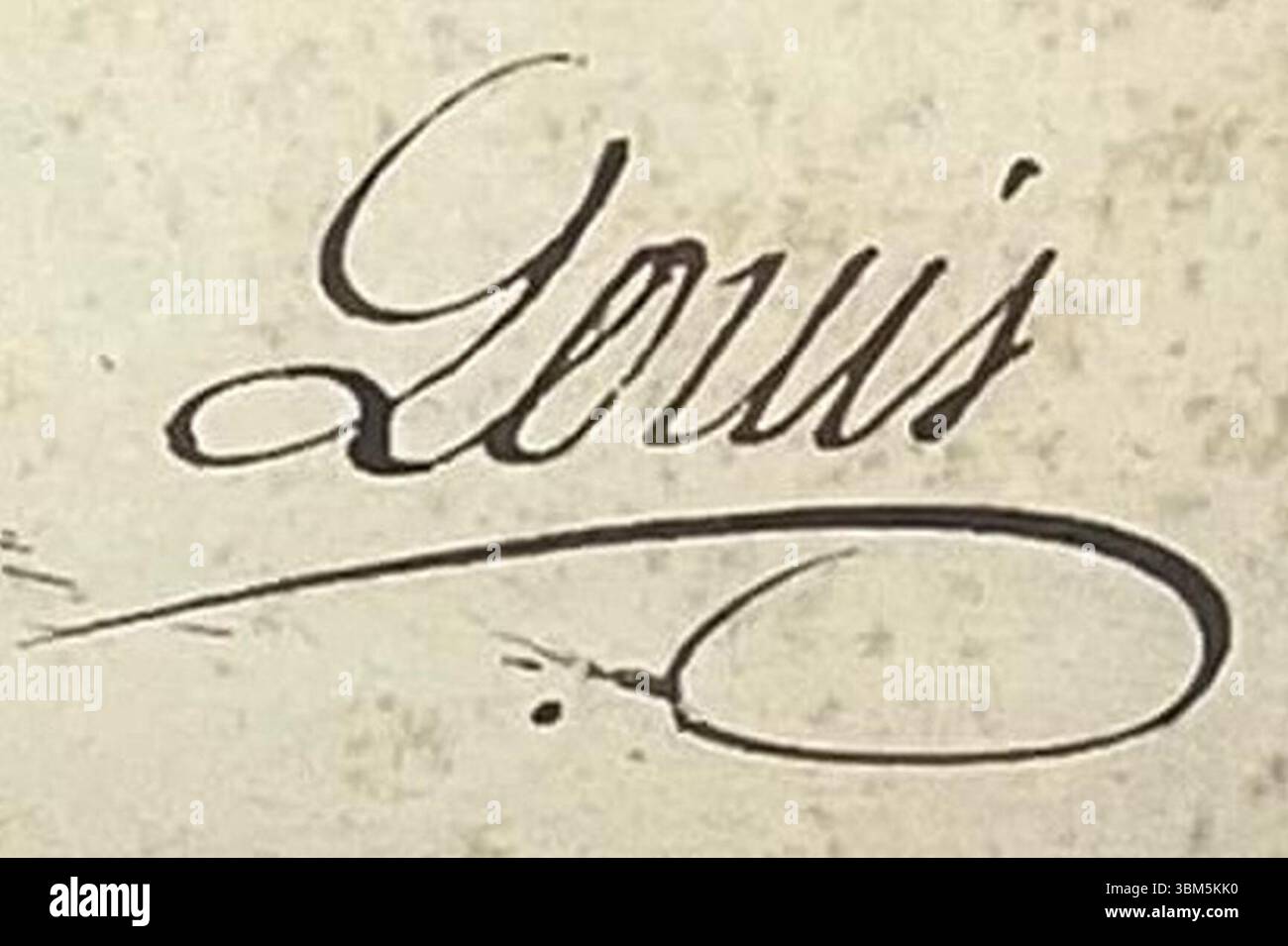 Lettre de cachet by Louis XV and his secretary Jean-Fréderic Phélypeaux ...