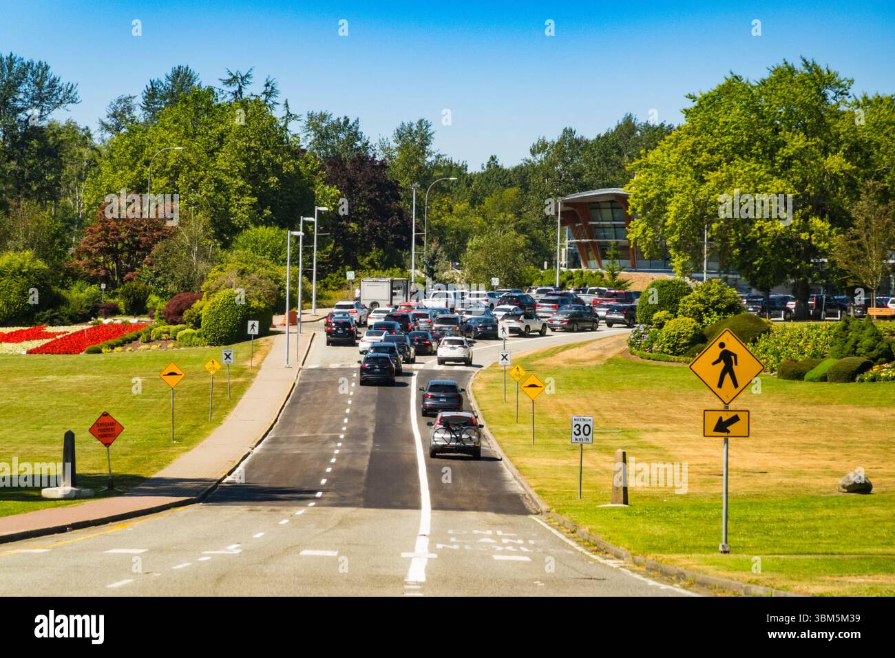 US-Canada border at Blaine, Washington State, USA Stock Photo - Alamy