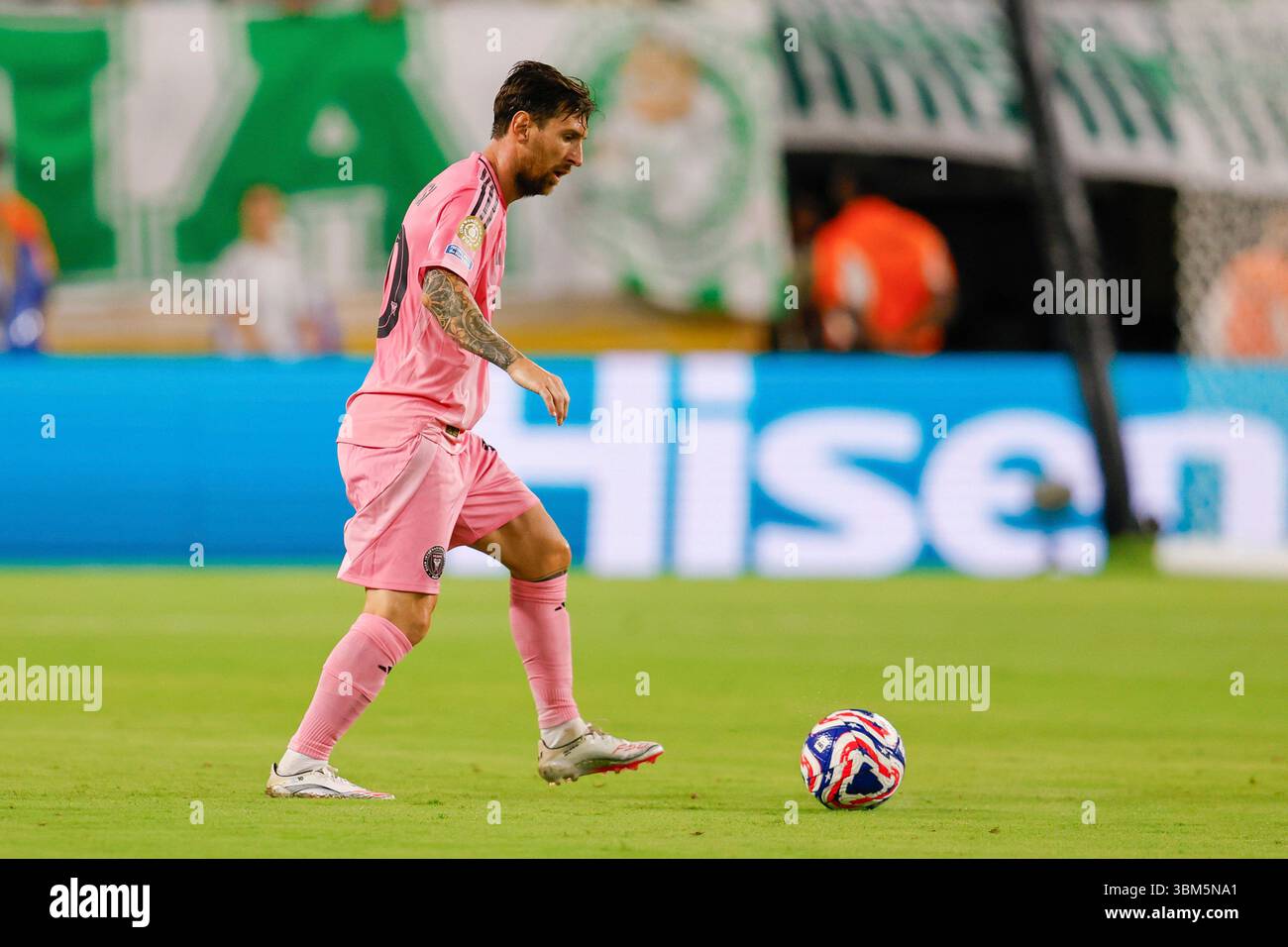 MIAMI GARDENS, FL - JUNE 23: Lionel Messi (10) of Inter Miami CF in ...