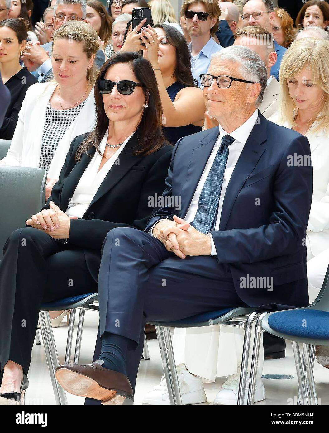 Paula Hurd und Bill Gates bei der Verleihung des Rathenau Preis am 23. ...