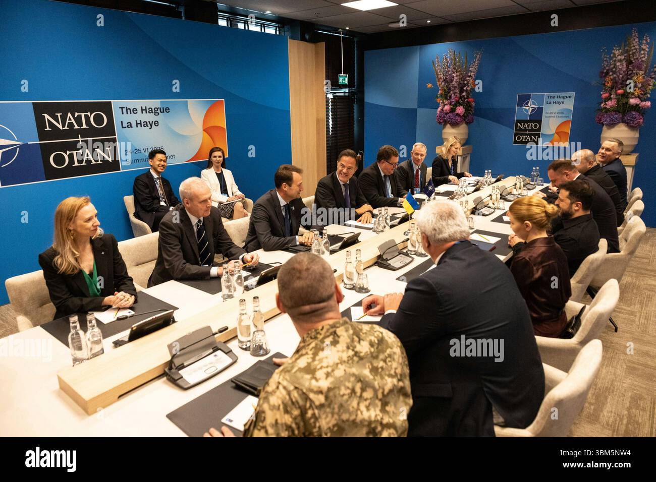 The Hague, Netherlands. 24th June, 2025. NATO Secretary General Mark ...