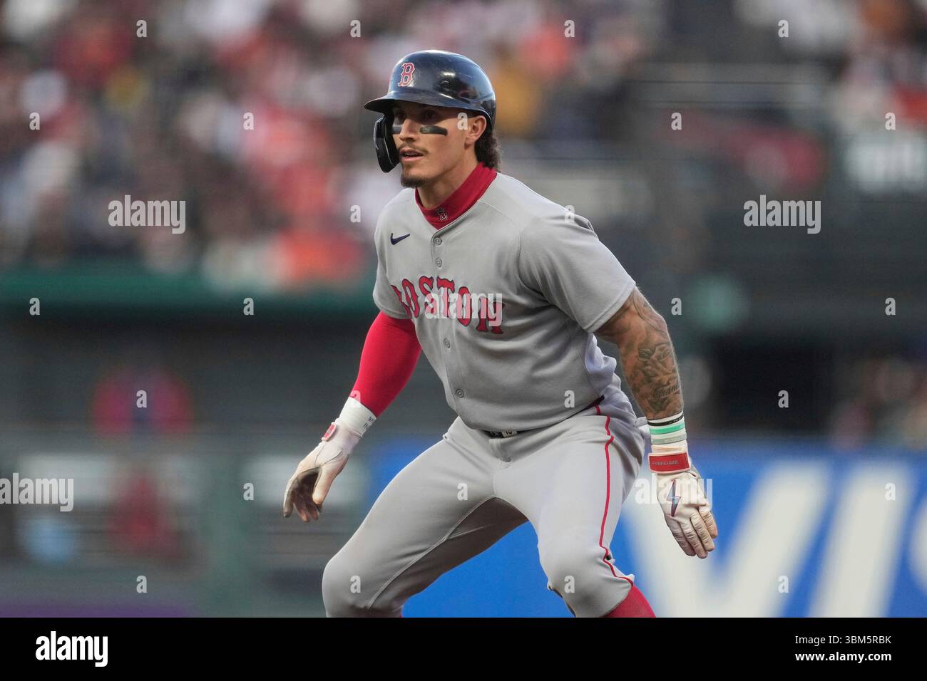 Boston Red Sox's Jarren Duran during a baseball game against the San ...