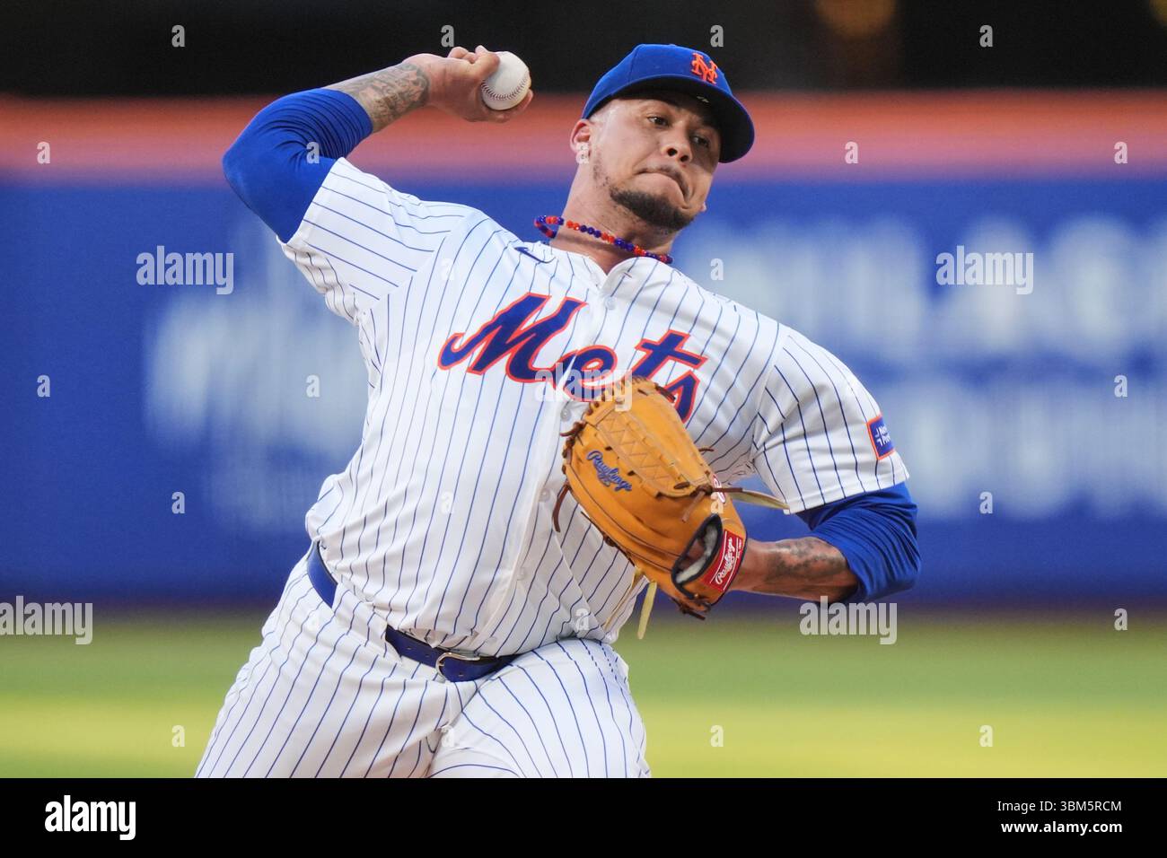 New York Mets Frankie Montas pitches during the second inning of a ...