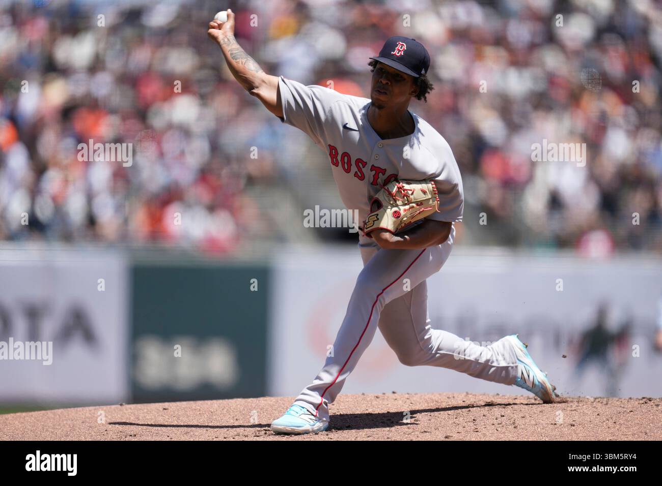 Boston Red Sox pitcher Brayan Bello during a baseball game against the ...