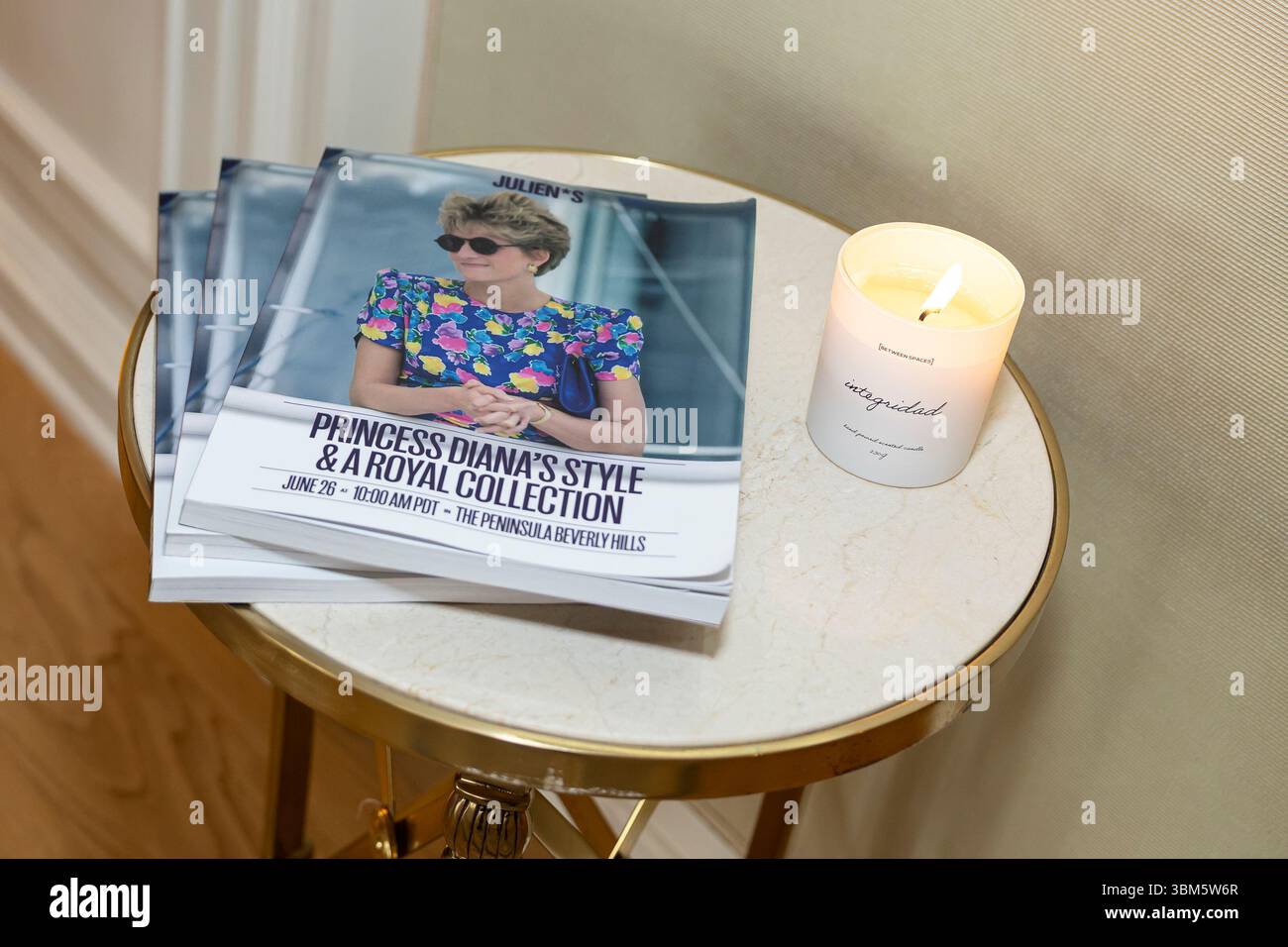 A Princess Diana's Style & A Royal Collection Auction Guide on display ...