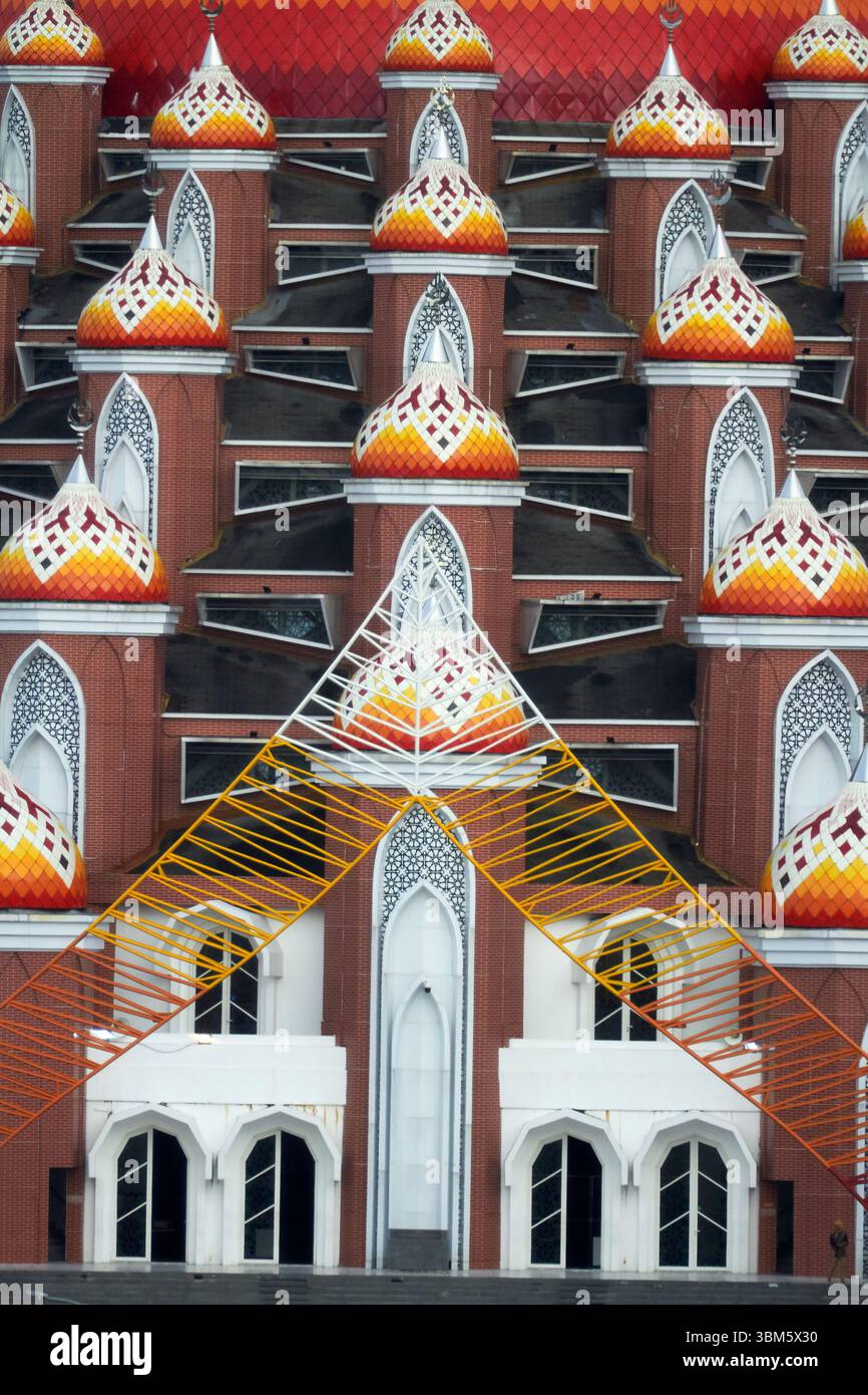Asmaul Husna 99 Dome Mosque, Makassar, Sulawesi, Indonesia Stock Photo ...