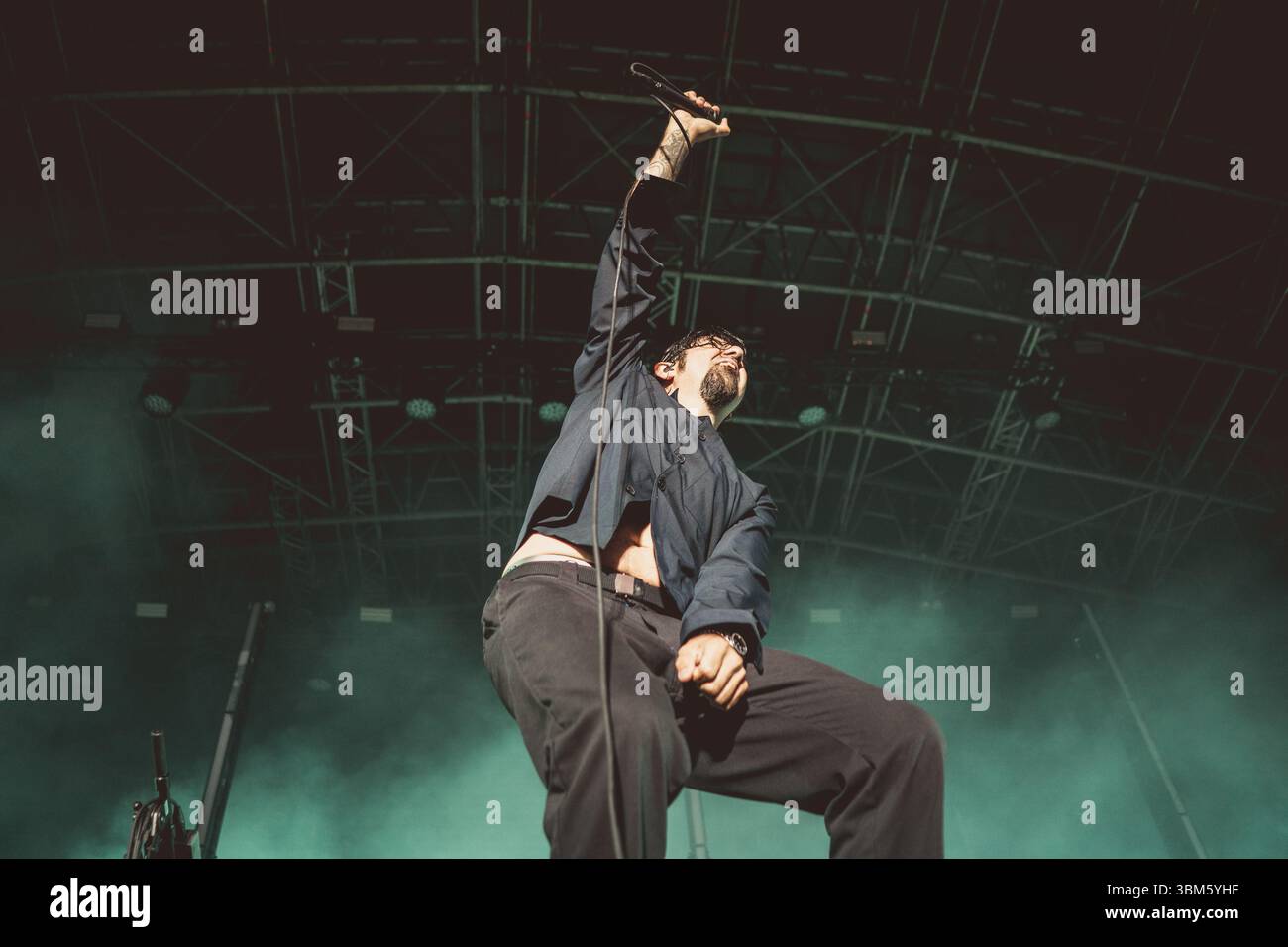 Chino Moreno of the Deftones live at The Piece Hall Halifax, 24.06.2025 ...