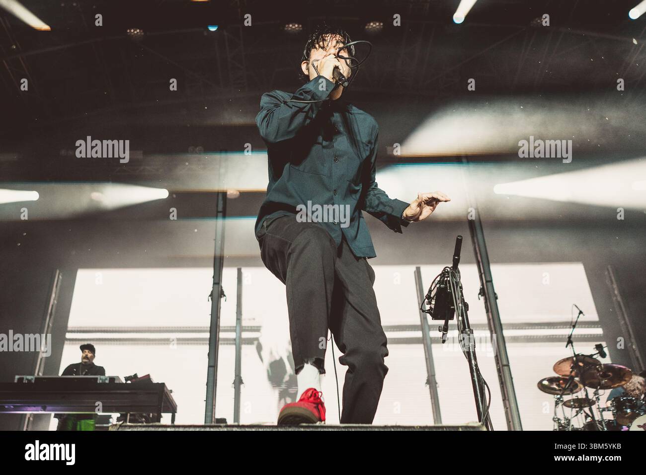 Chino Moreno of the Deftones live at The Piece Hall Halifax, 24.06.2025 ...