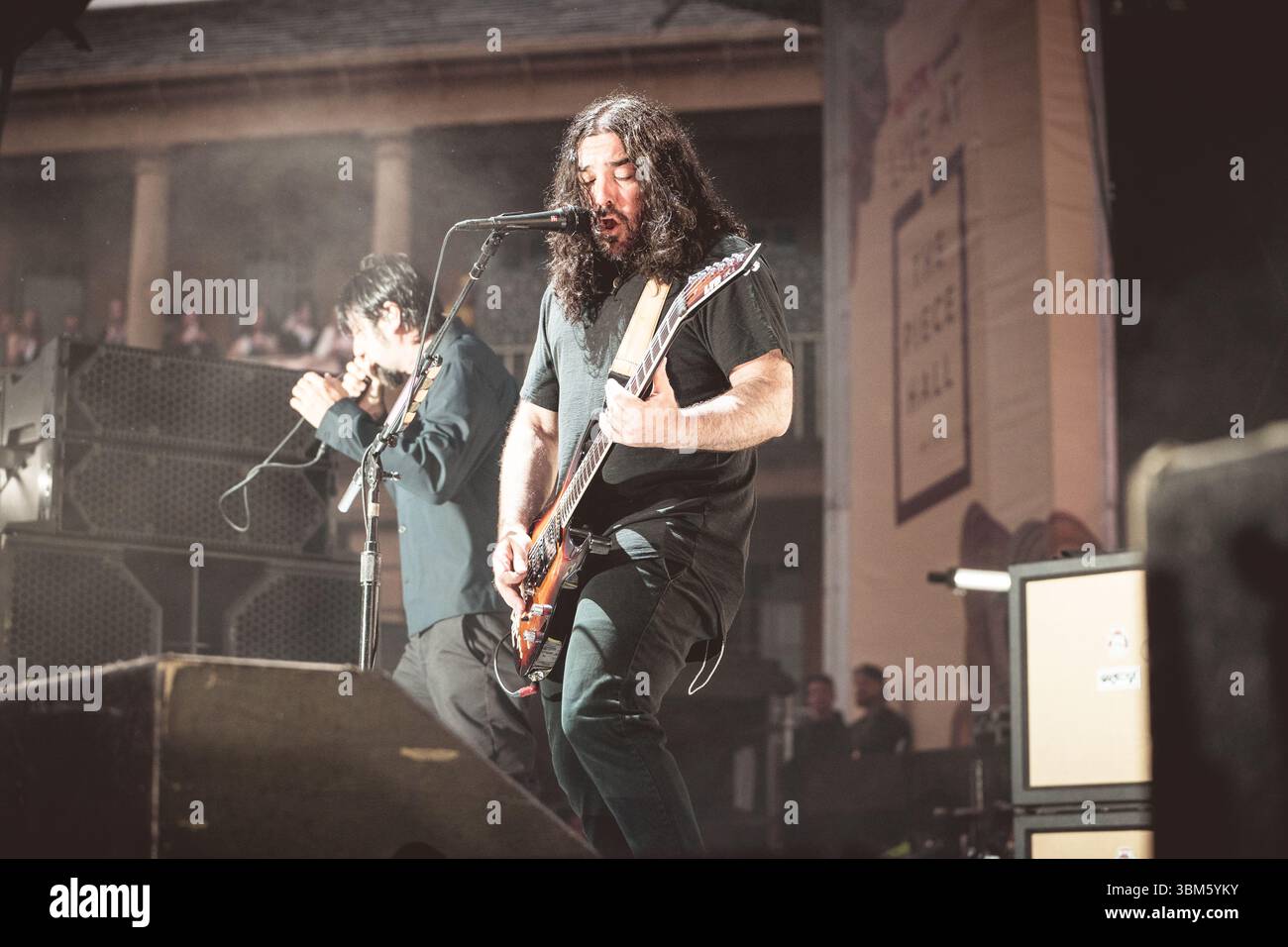 Stephen Carpenter of Deftones live at The Piece Hall Halifax, 24.06.2025 Stock Photo - Alamy