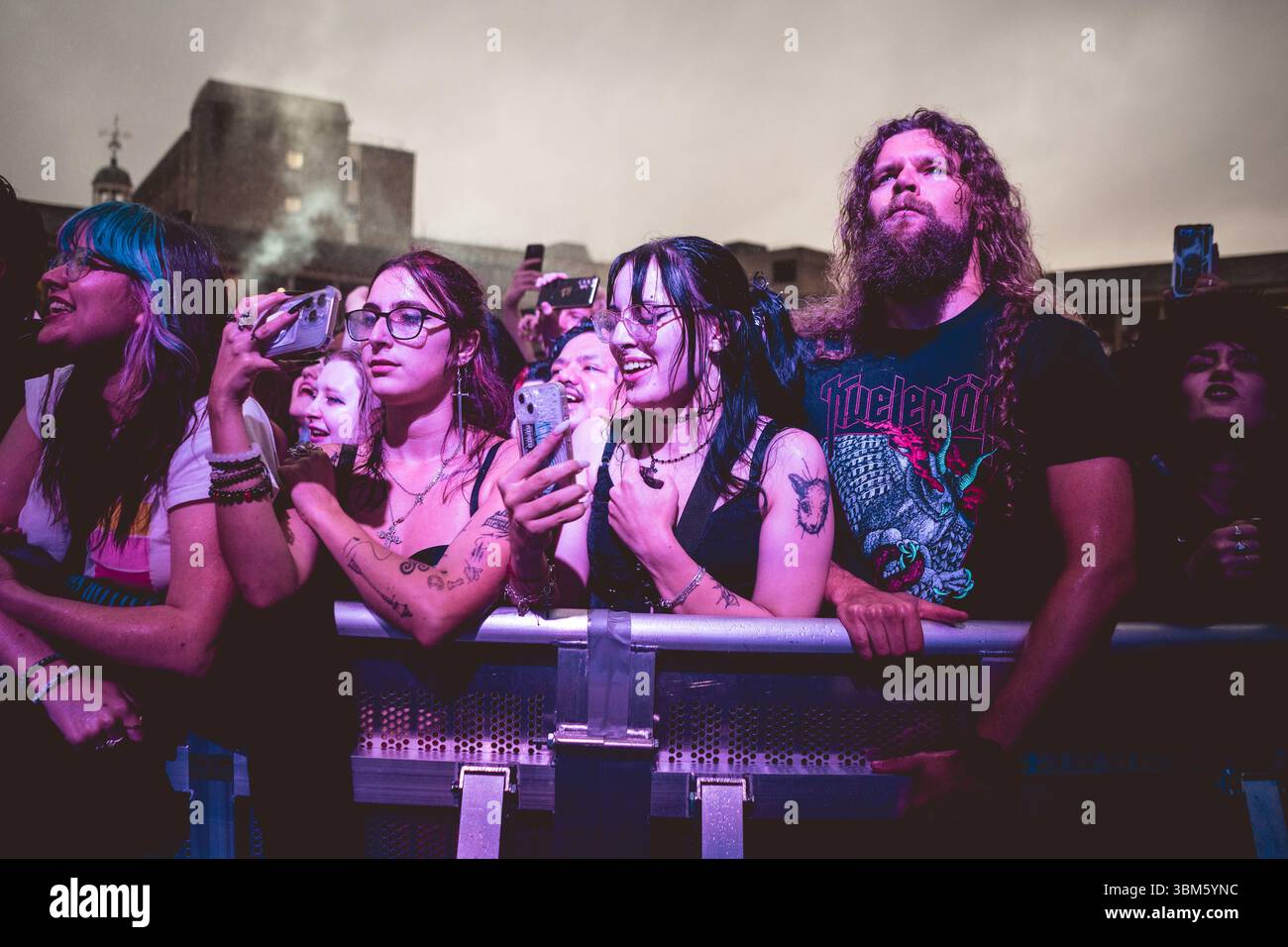 Deftones fans at The Piece Hall Halifax, 24.06.2025 Stock Photo - Alamy