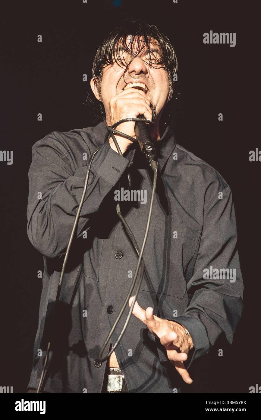 Chino Moreno of the Deftones live at The Piece Hall Halifax, 24.06.2025 ...