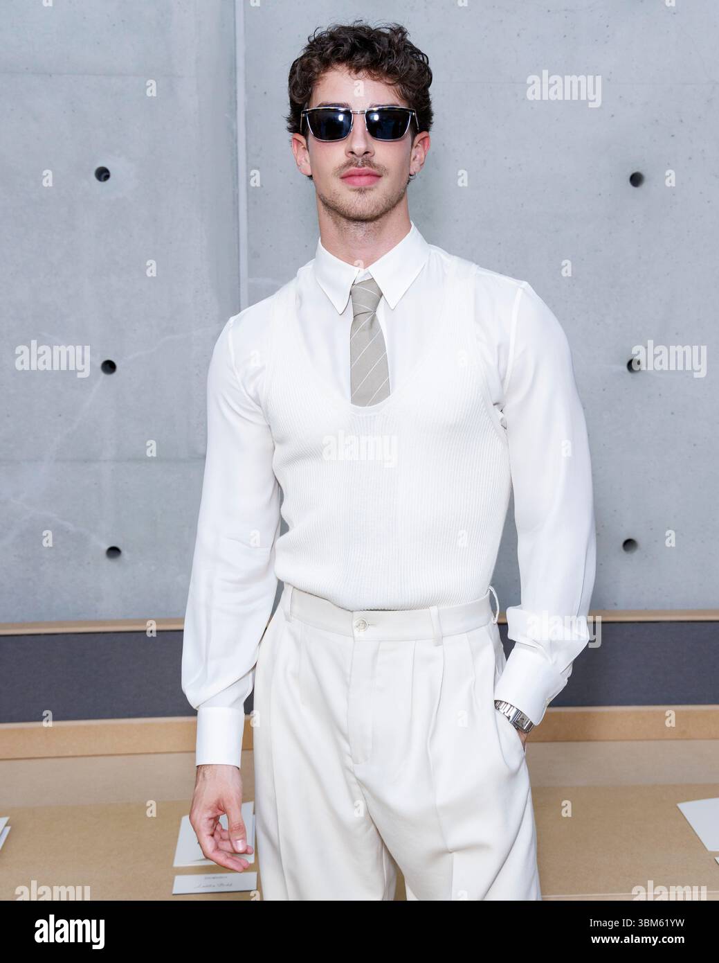 Paris, Frankreich. 24th June, 2025. Manu Rios attends SAINT LAURENT men ...
