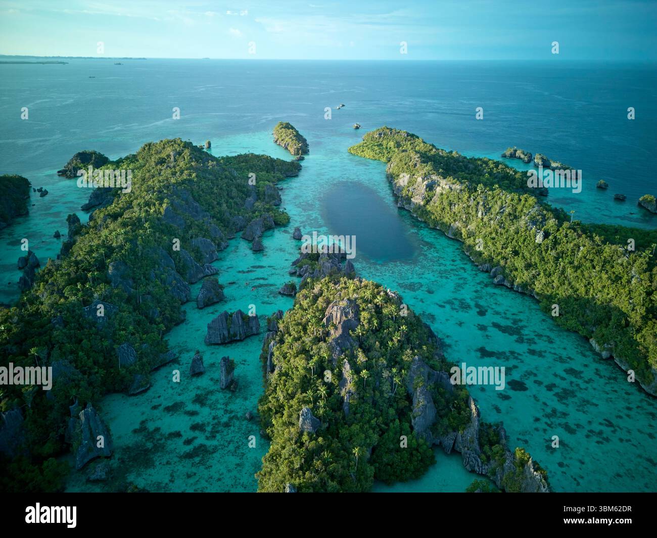 Karst islands of the inner archipelago, Misool, Raja Ampat, Indonesia ...