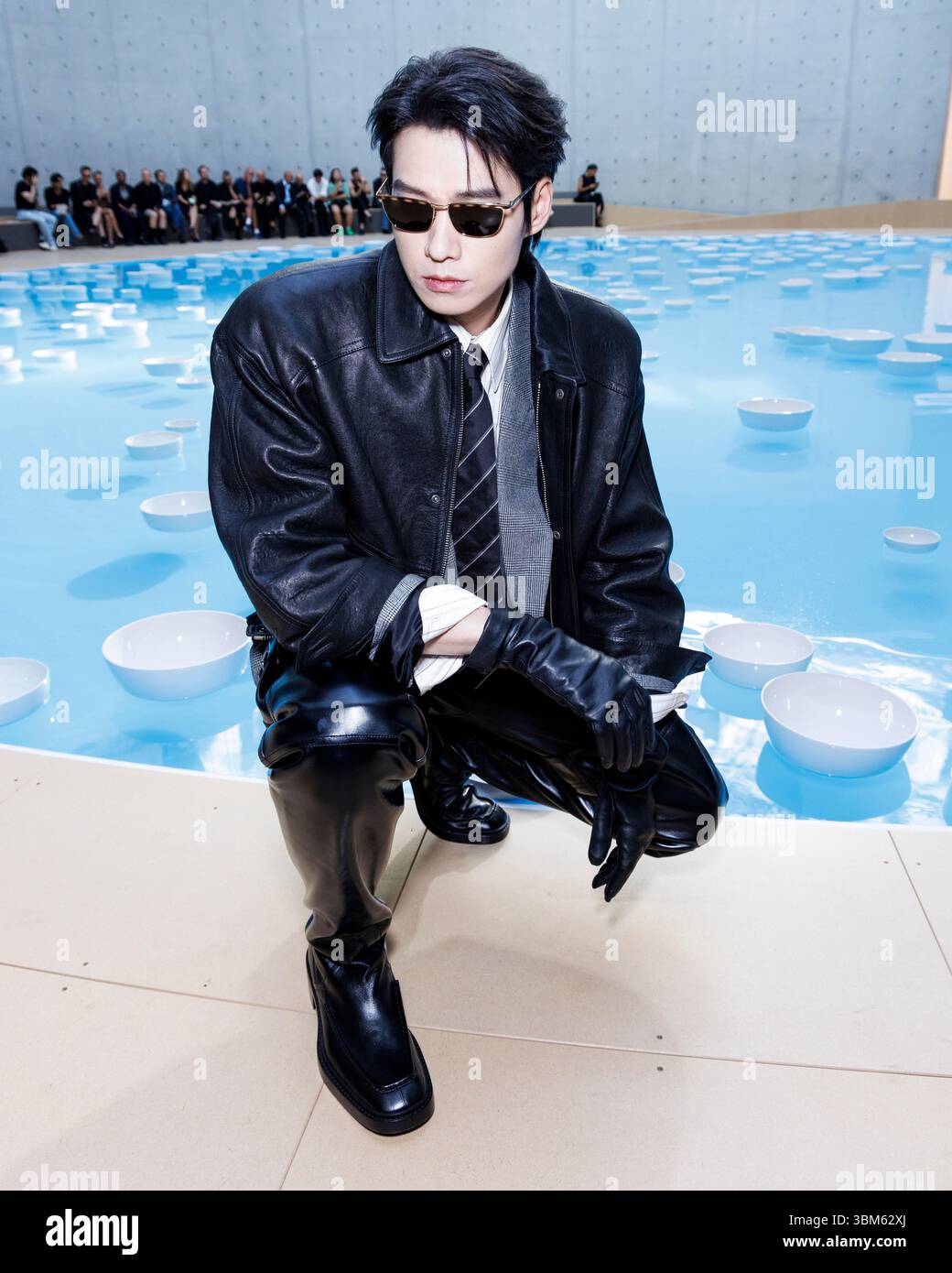 Paris, Frankreich. 24th June, 2025. Wei Daxun attends SAINT LAURENT men ...