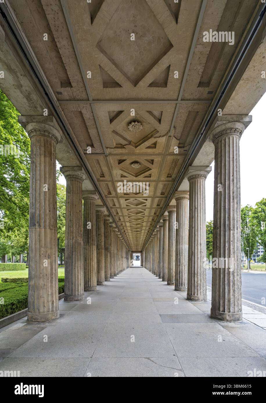 Kolonnadenhof - Colonnades on Berlin's Museum Island, Germany, Europe ...