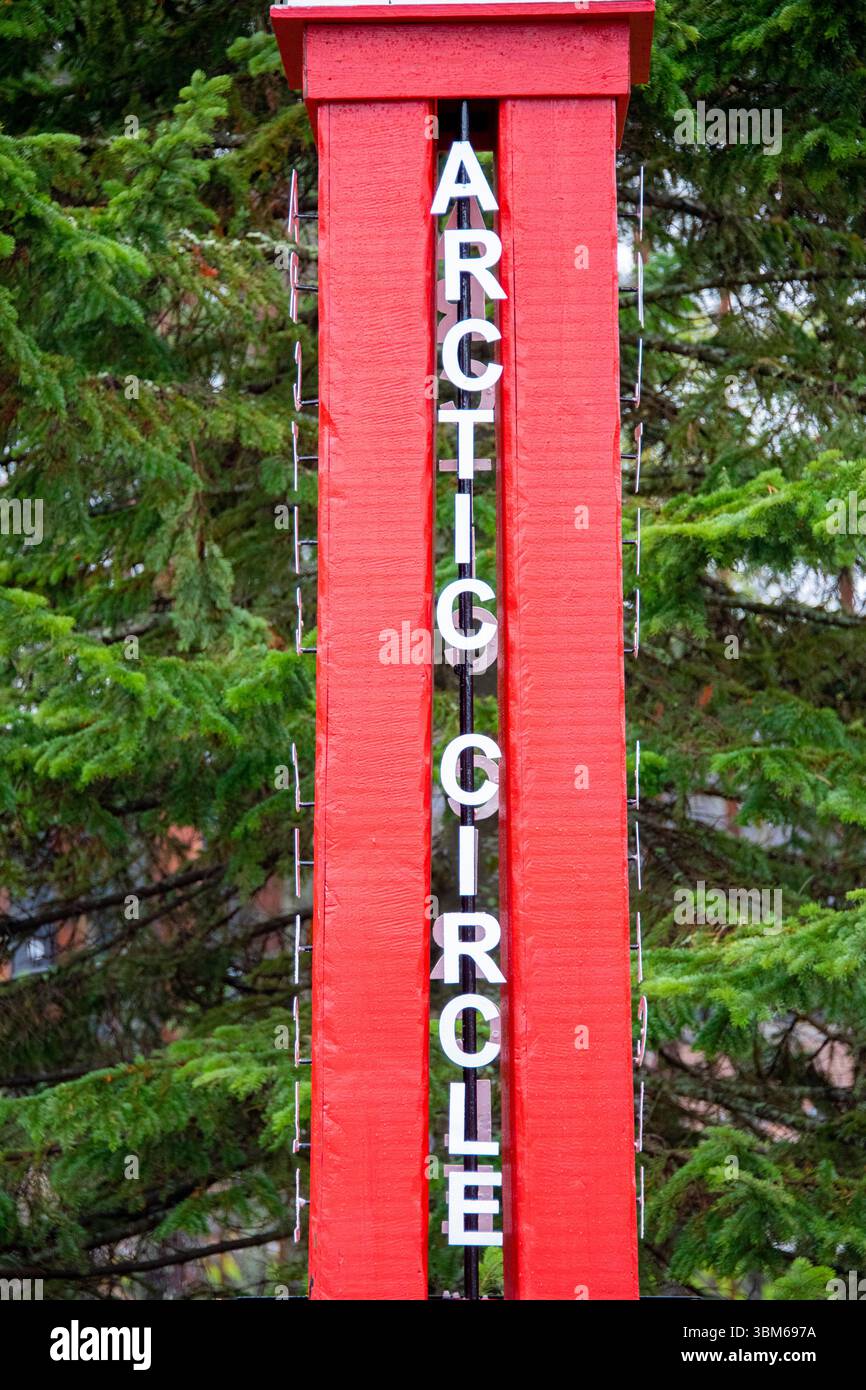 Rovaniemi santa village tourists hi-res stock photography and images ...