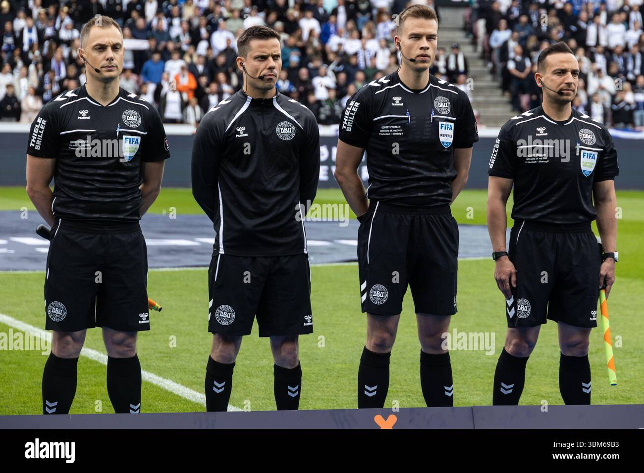 Herning, Denmark. 29th May, 2025. Referee Jacob Karlsen seen with the ...