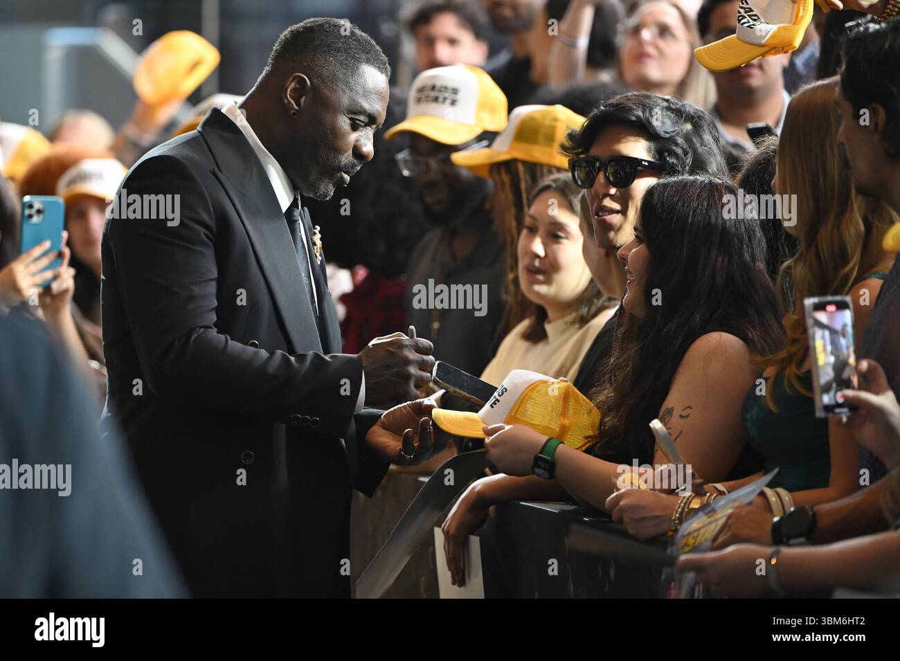 Idris Elba meets with invited guests as he attends Amazon's 'Heads of ...
