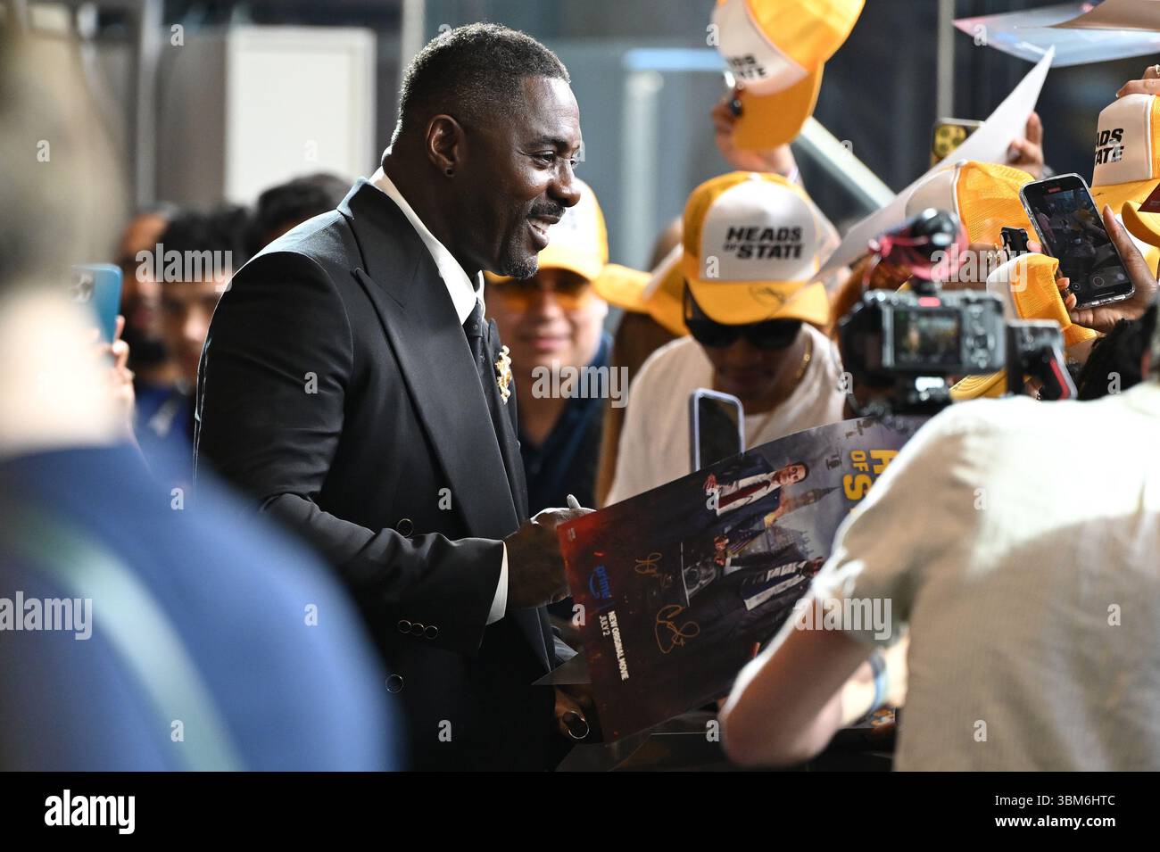 Idris Elba meets with invited guests as he attends Amazon's 'Heads of ...