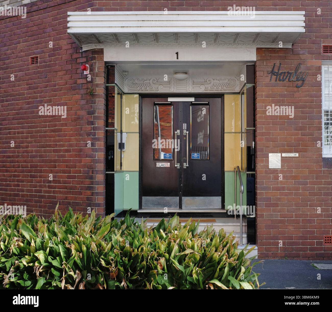 Brick Art Deco Apartment building, Sydney, Australia Stock Photo - Alamy