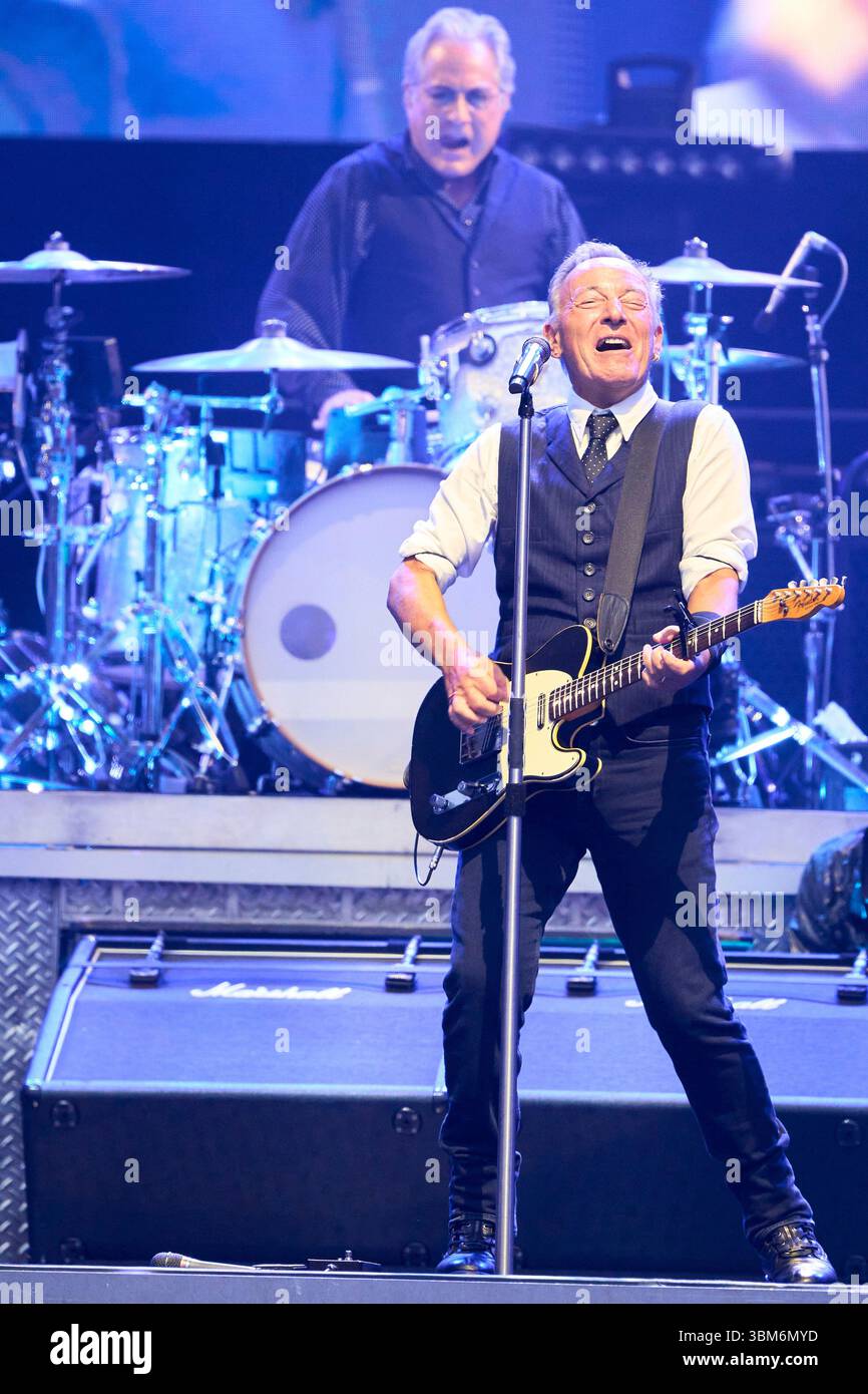 June 24, 2025, Madrid, Madrid, Spain: Bruce Springsteen perform on ...