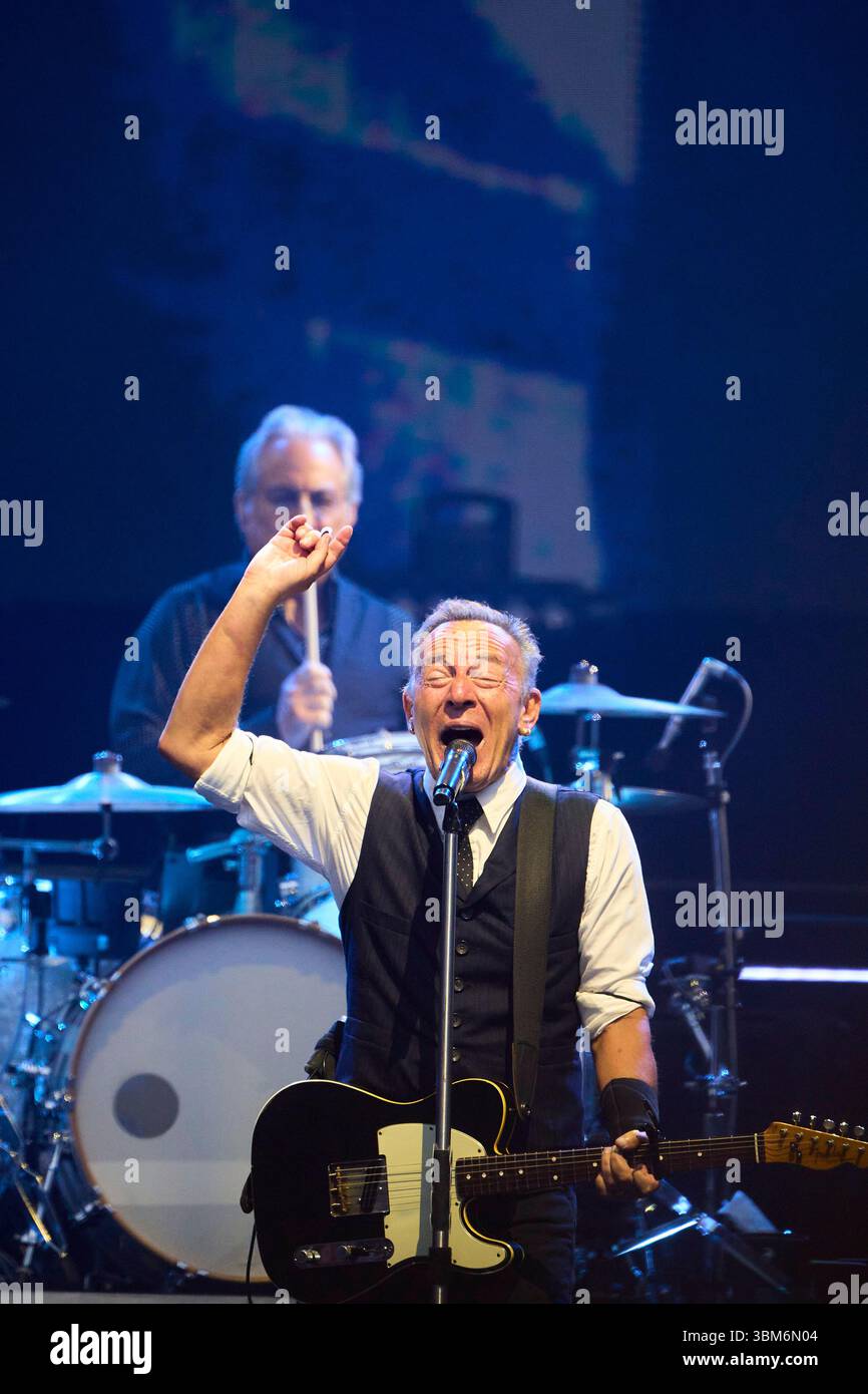 June 24, 2025, Madrid, Madrid, Spain: Bruce Springsteen perform on ...