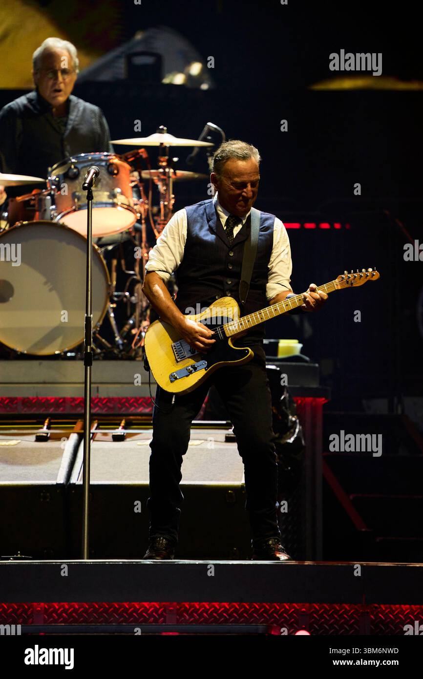 June 24, 2025, Madrid, Madrid, Spain: Bruce Springsteen perform on ...