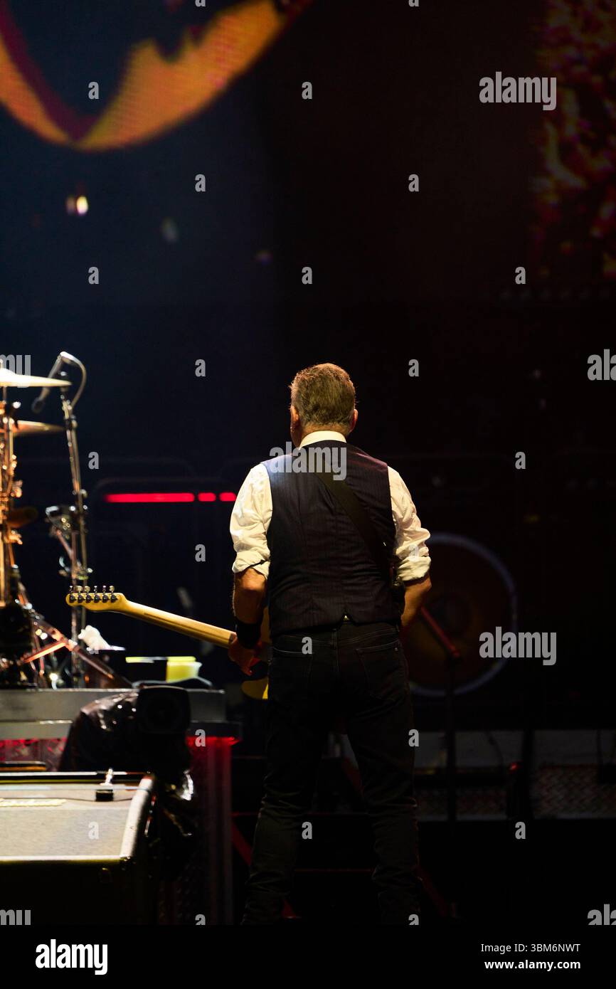 June 24, 2025, Madrid, Madrid, Spain: Bruce Springsteen perform on ...