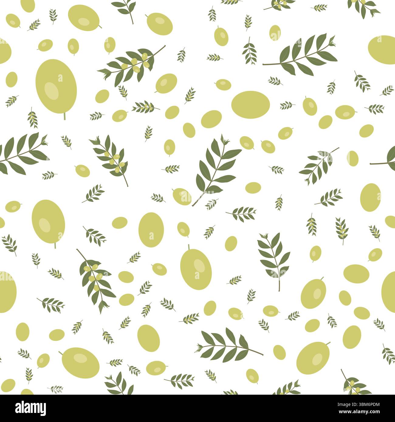 Vector flower seamless on Cut Out Stock Images & Pictures - Alamy