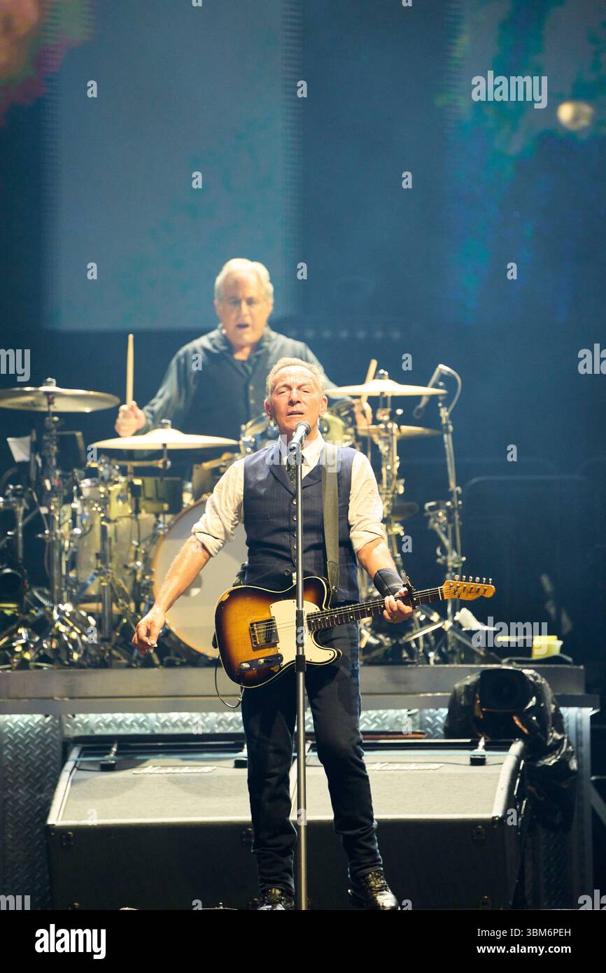 June 24, 2025, Madrid, Madrid, Spain: Bruce Springsteen perform on ...