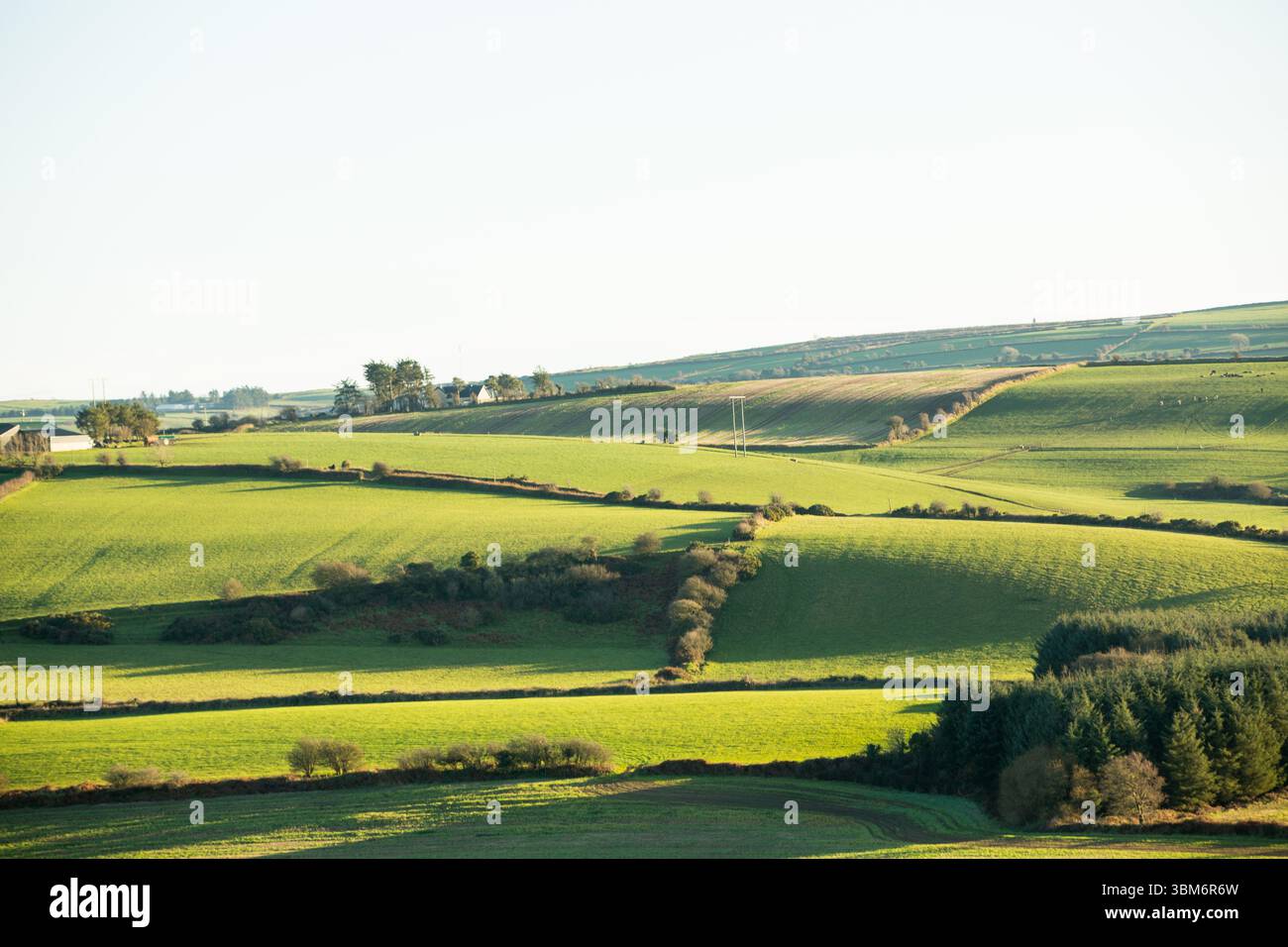 Beautiful landscape meadows hills hi-res stock photography and images ...
