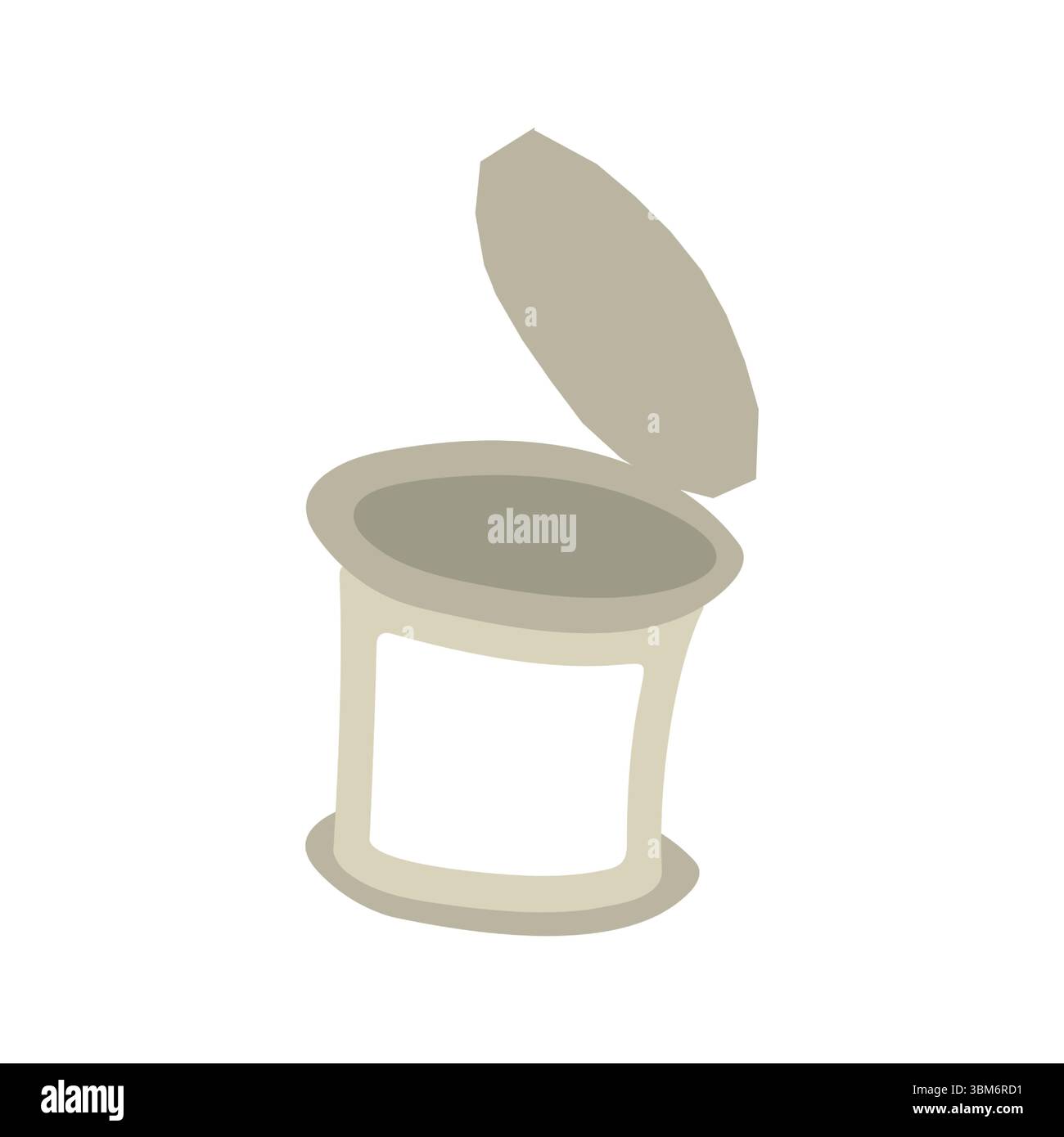 Cartoon open tin can Cut Out Stock Images & Pictures - Alamy