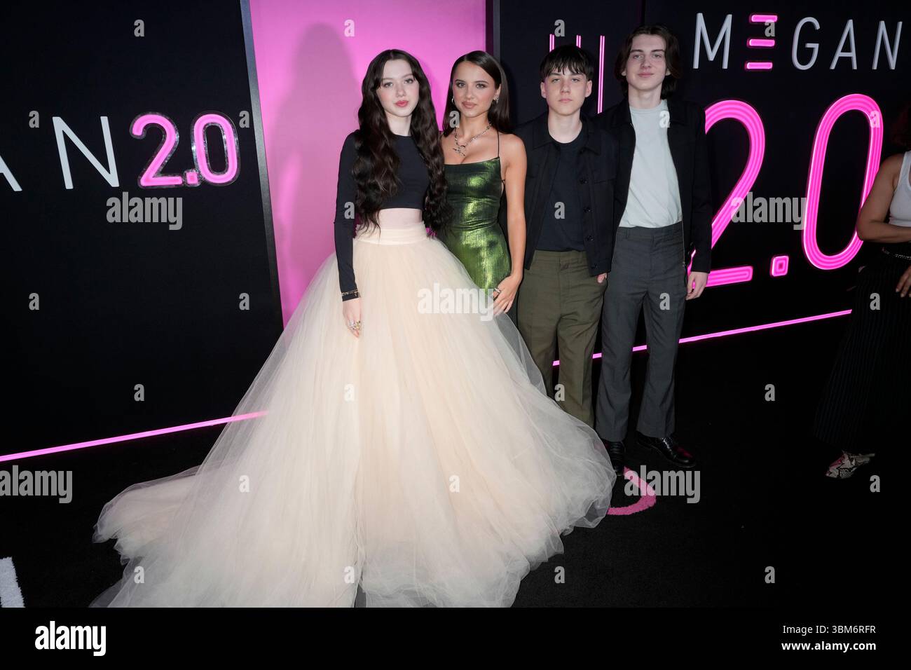 Violet McGraw, Madeleine McGraw during the MEGAN 2.0 Premiere presented ...
