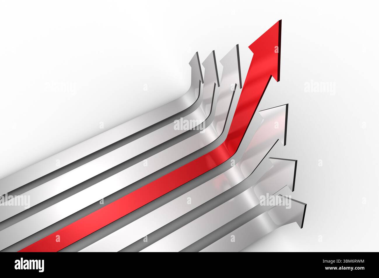 Business leading growth arrows hi-res stock photography and images - Alamy
