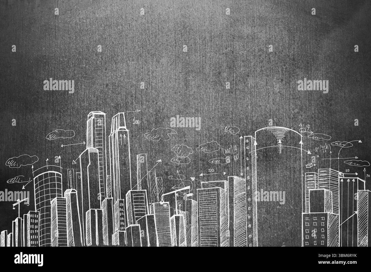 Detailed urban blueprint on Black and White Stock Photos & Images - Alamy