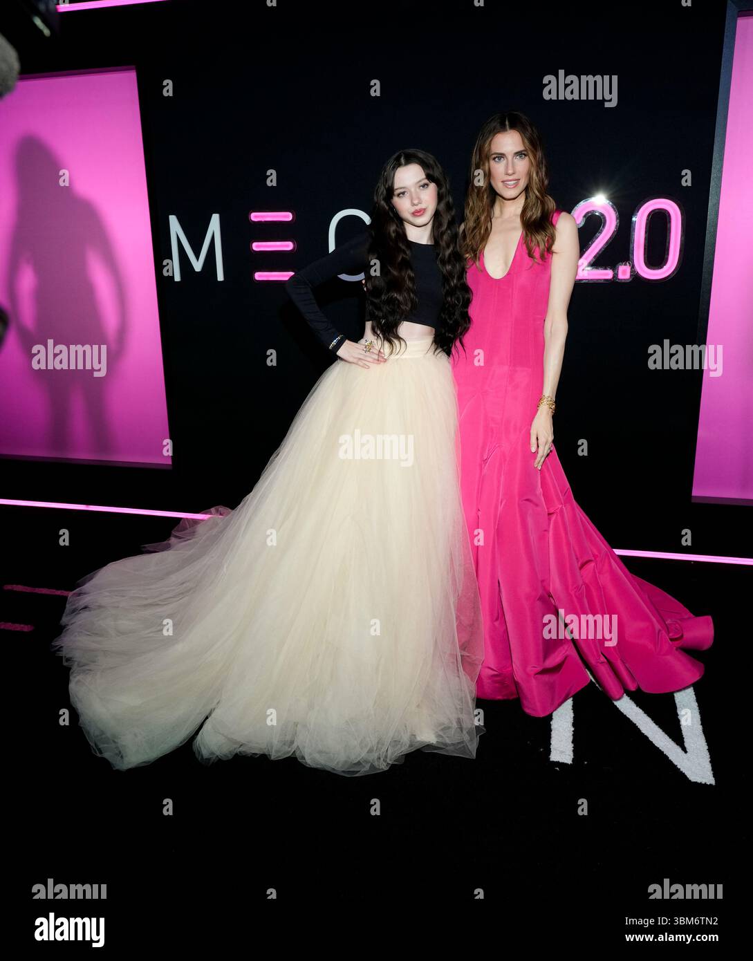 Violet McGraw, Allison Williams during the MEGAN 2.0 Premiere presented ...