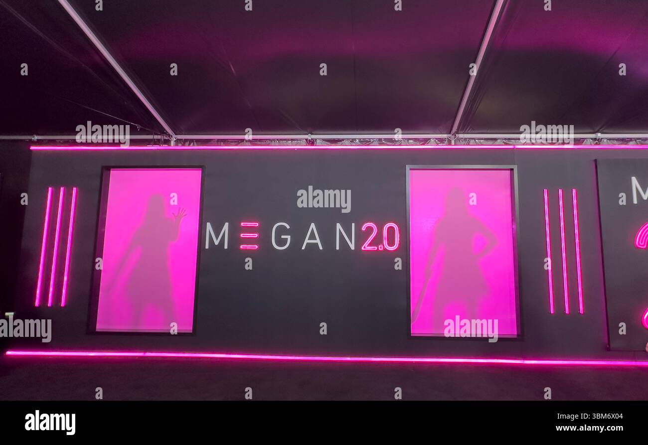 Red Carpet Atmosphere during the MEGAN 2.0 Premiere presented by ...