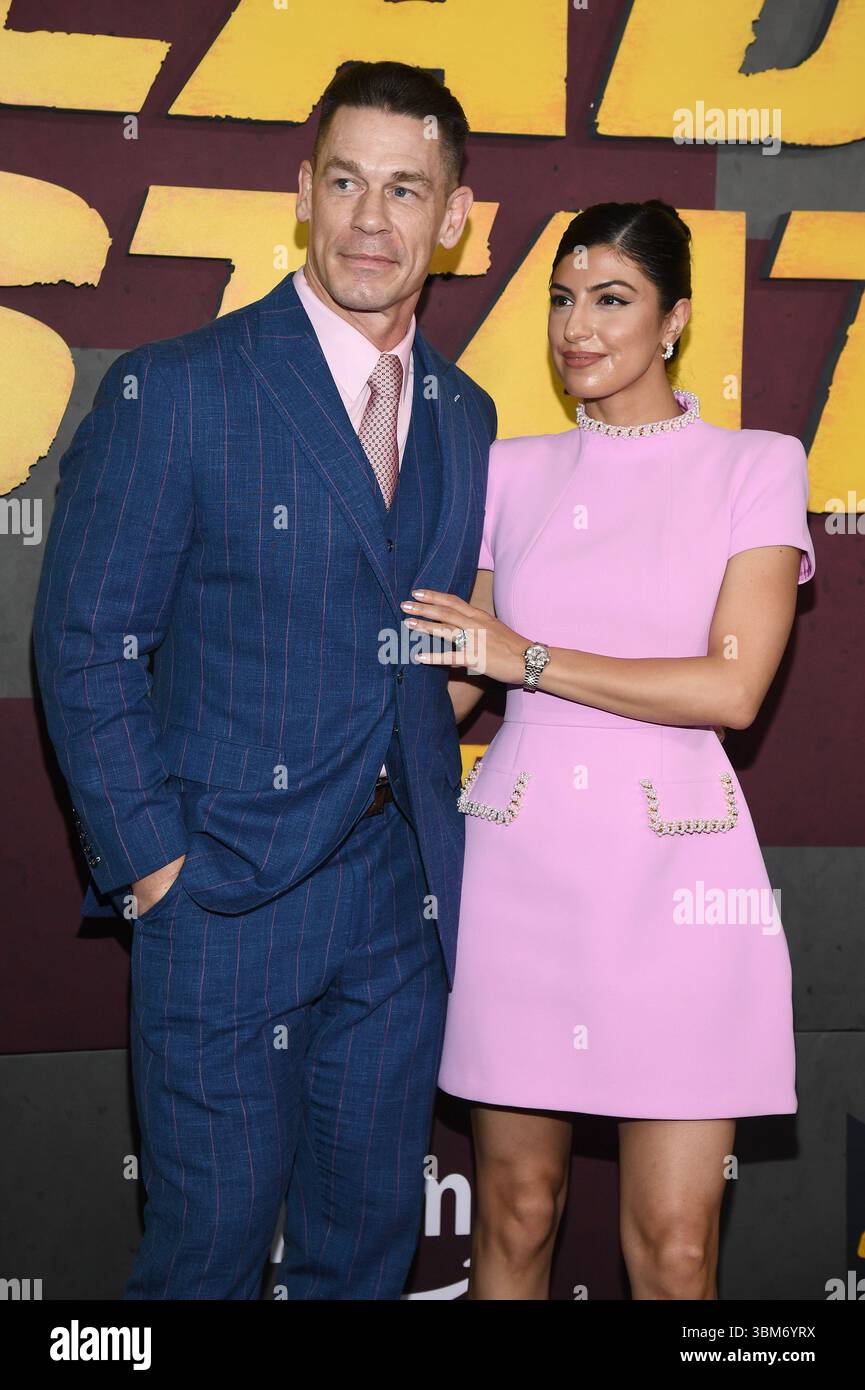 New York, USA. 24th June, 2025. (L-R) John Cena and Shay Shariatzadeh ...