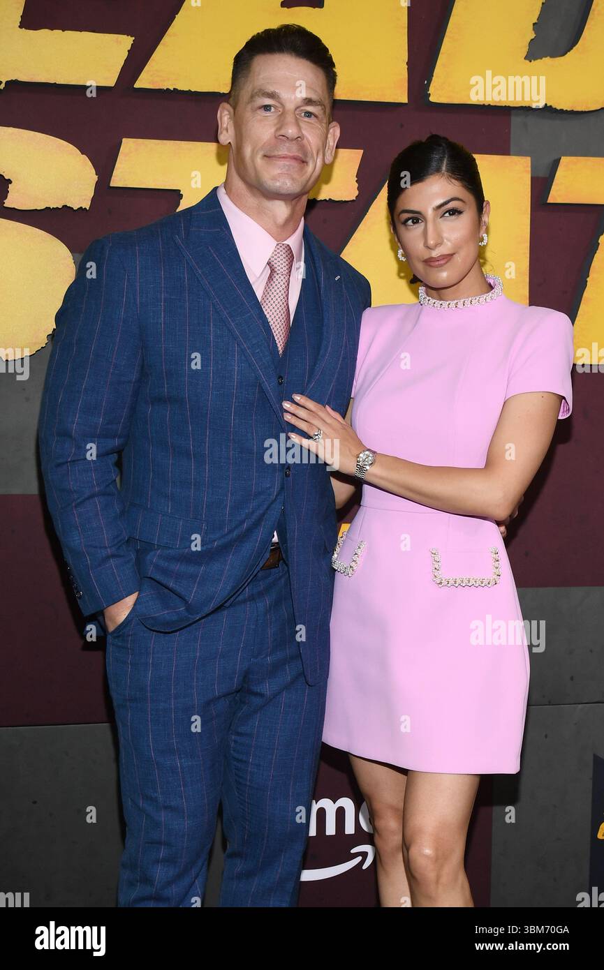 New York, USA. 24th June, 2025. (L-R) John Cena and Shay Shariatzadeh ...