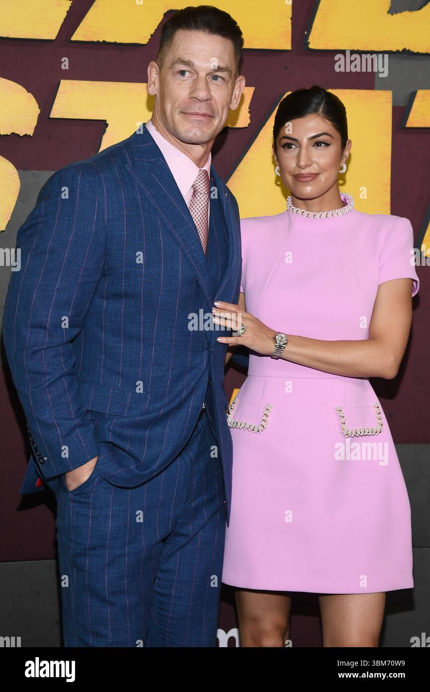 (L-R) John Cena and Shay Shariatzadeh attend Amazon's 'Heads of State ...