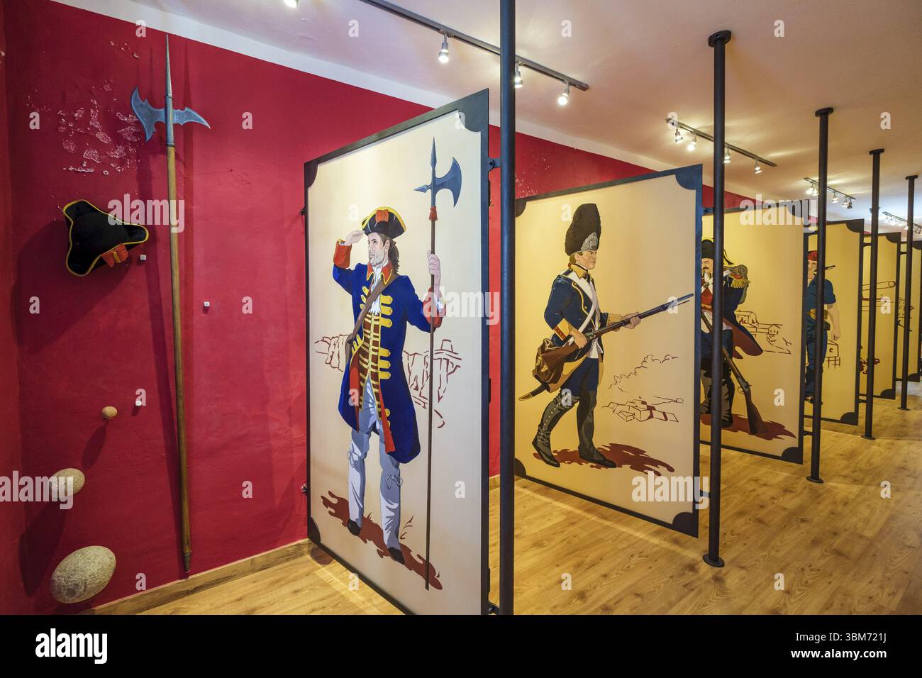 Room 20th century, Menorca Military Museum, old barracks of Cala Corb ...